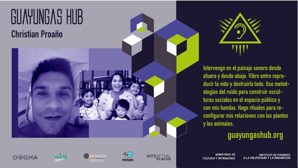 CRISTIAN PROAÑO – Invernadero Cultural Guayungas Hub
