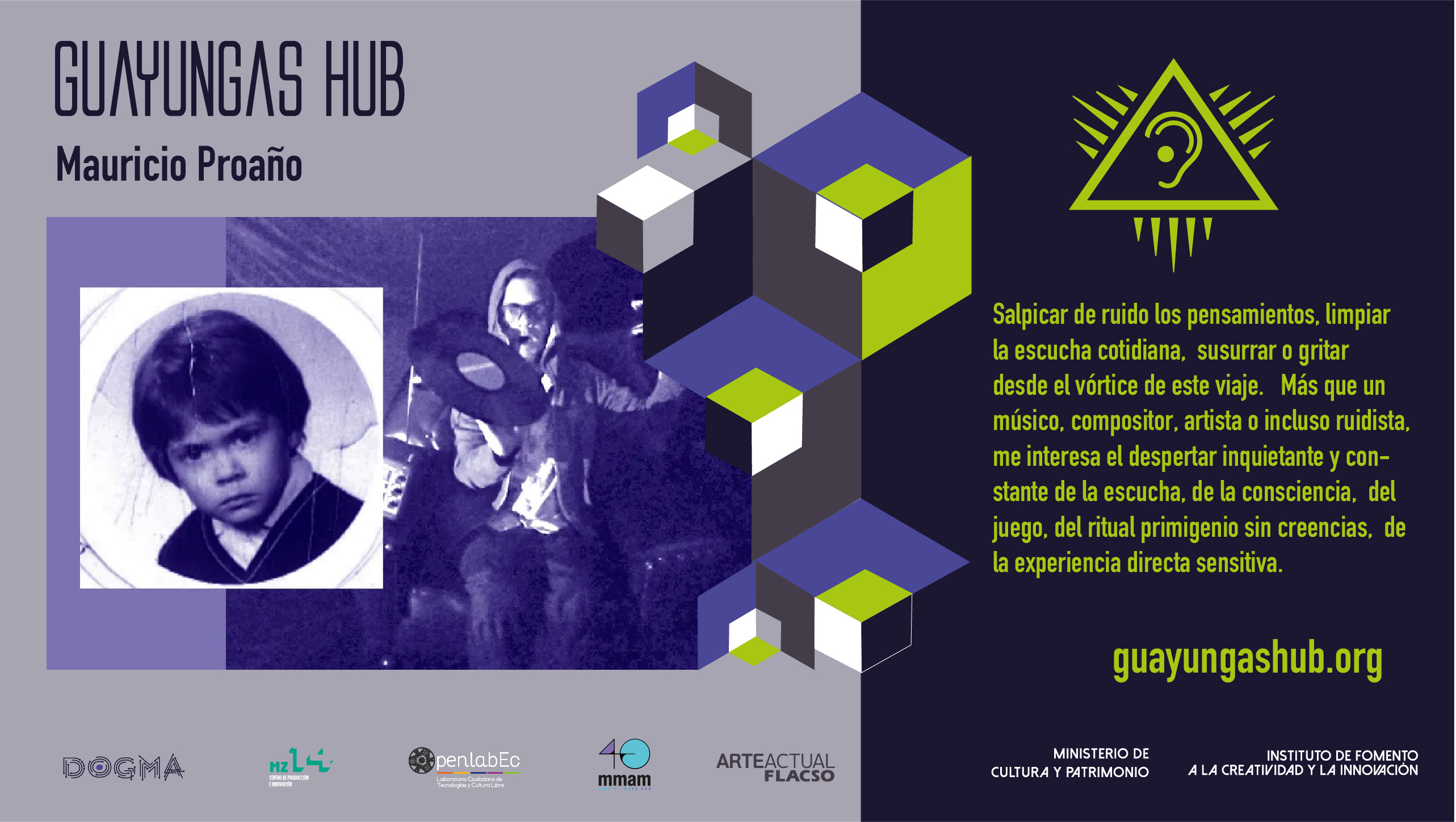 MAURICIO PROAÑO – Invernadero Cultural Guayungas Hub